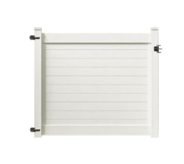 4' Tall x 6' Wide Horizontal Privacy Single Gate Kit, Hinge Set ...